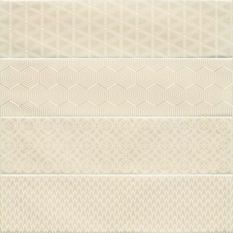 Opal Patterned, Subway Ceramic Tile | M2 Tile & Stone