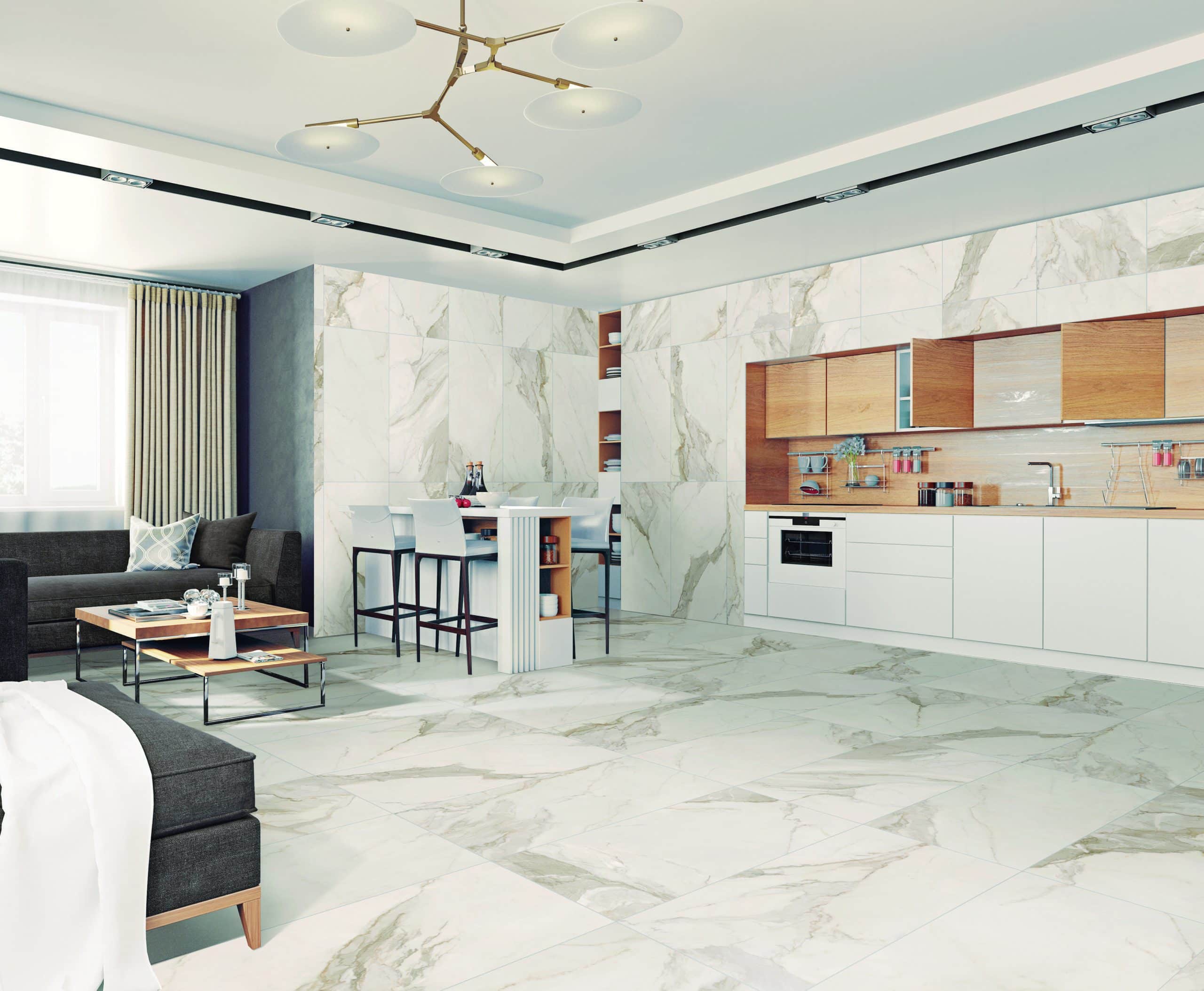 Calacatta Porcelain Tile | M2 Tile & Stone