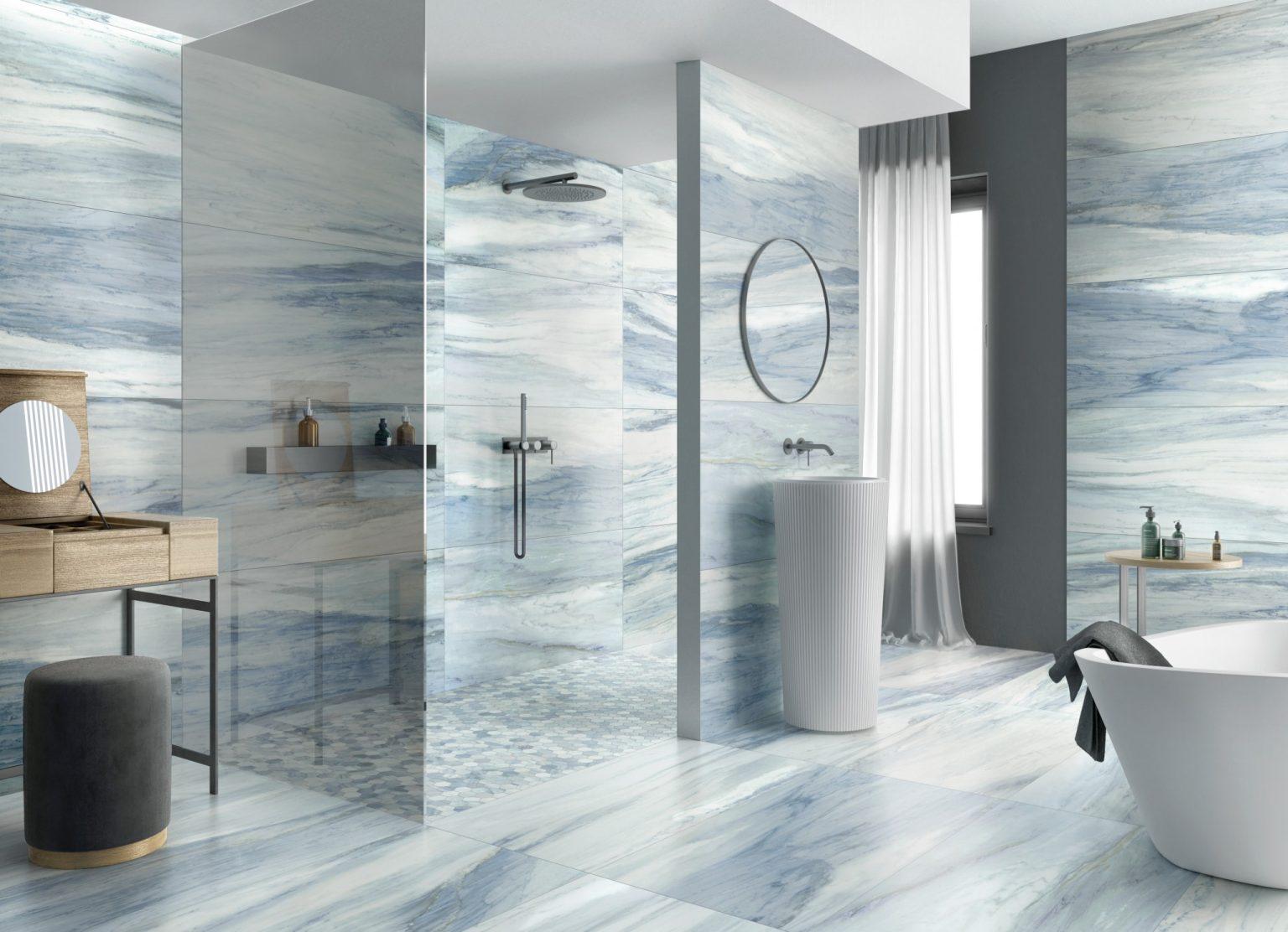Stylish Blue Porcelain Tile | M2 Tile & Stone