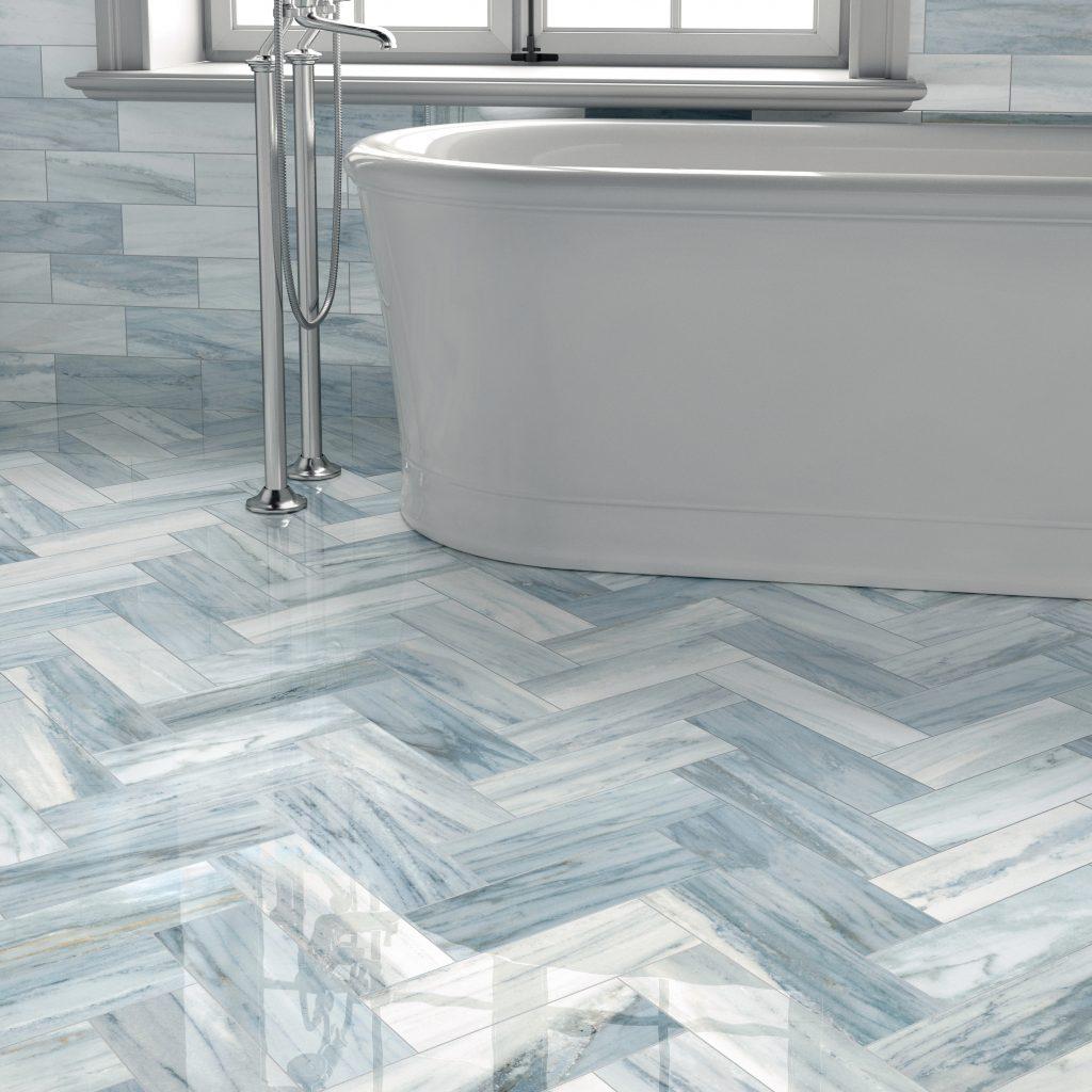 Stylish Blue Porcelain Tile | M2 Tile & Stone
