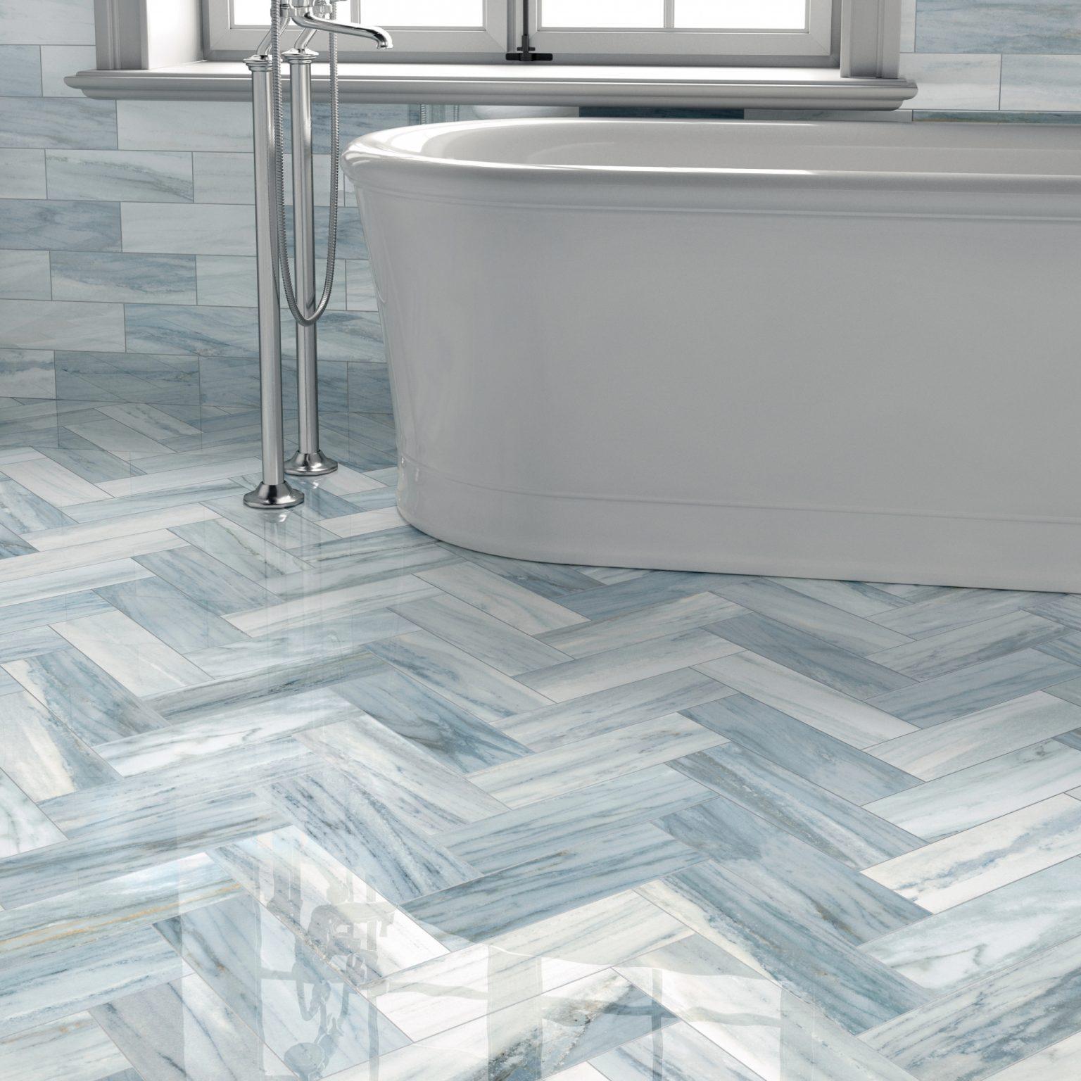 Stylish Blue Porcelain Tile | M2 Tile & Stone