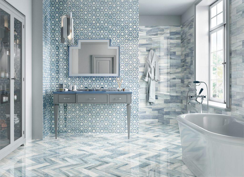 Stylish Blue Porcelain Tile | M2 Tile & Stone